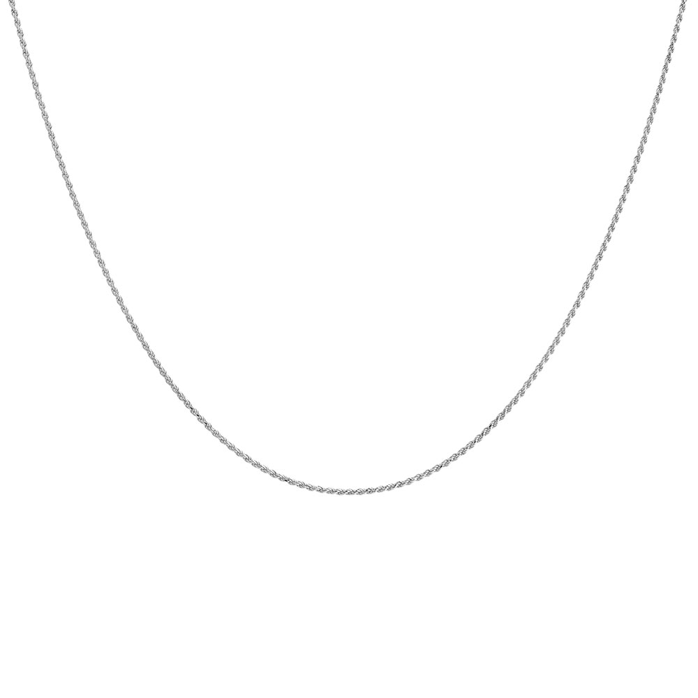 50cm (20") Rope Chain in Sterling Silver